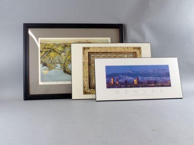 Auction Ohio | Hanging Geography Prints