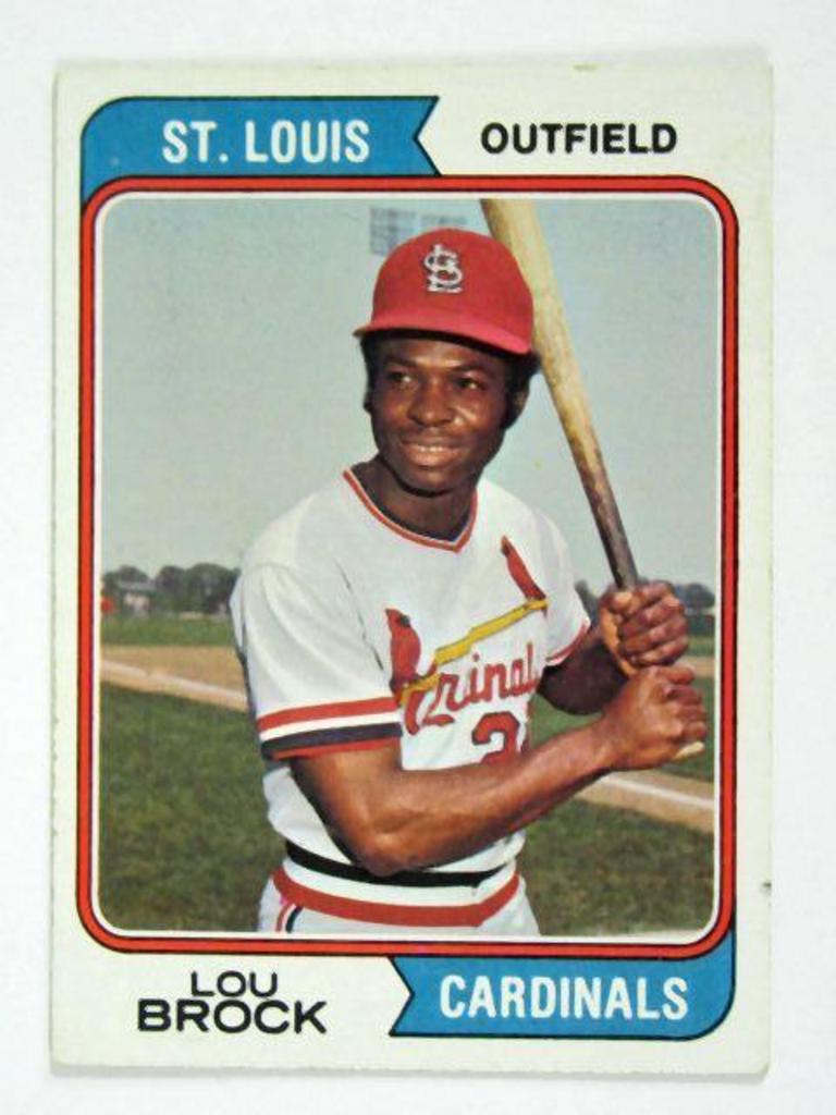 Auction Ohio | Lou Brock Baseball Card