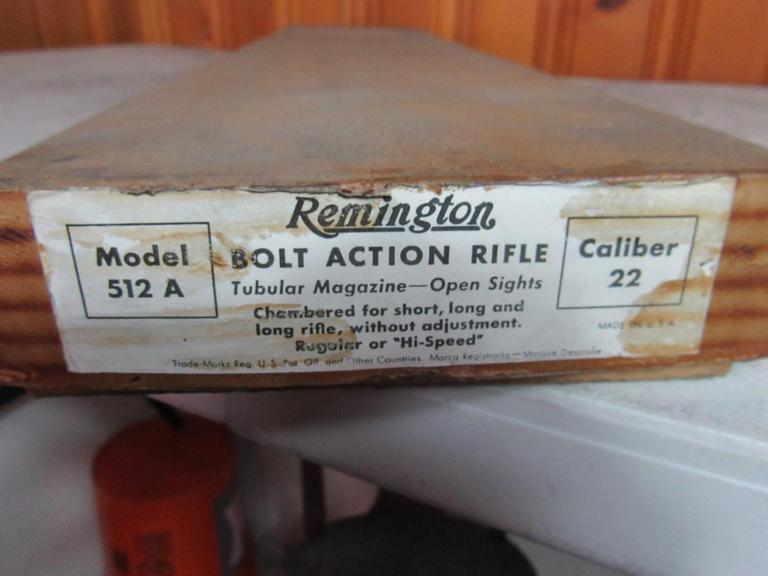 Auction Ohio | Vintage Remington Rifle Box