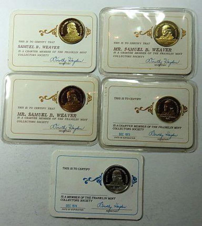 Auction Ohio | Franklin Mint Coins