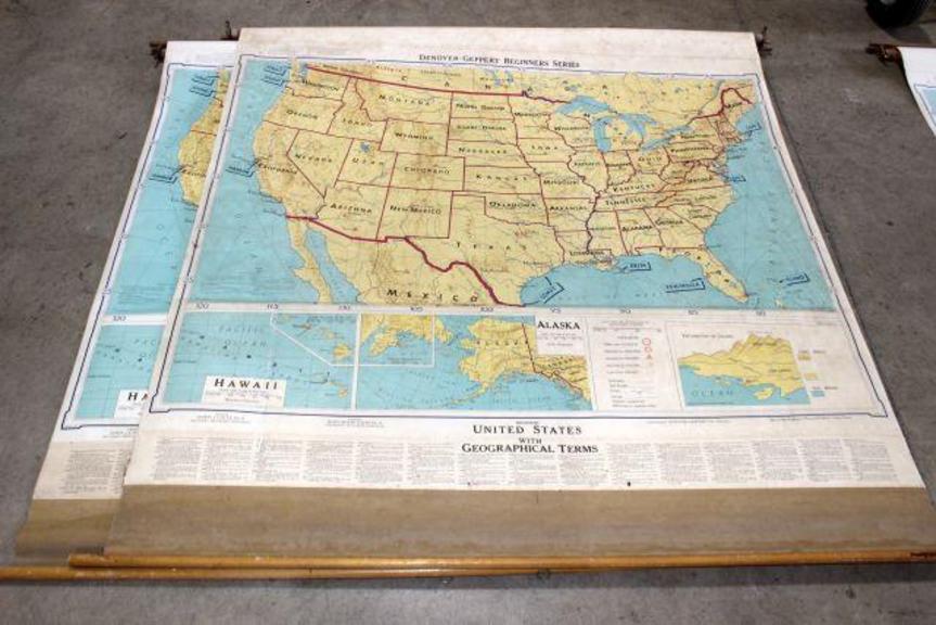 Auction Ohio | Vintage School Maps