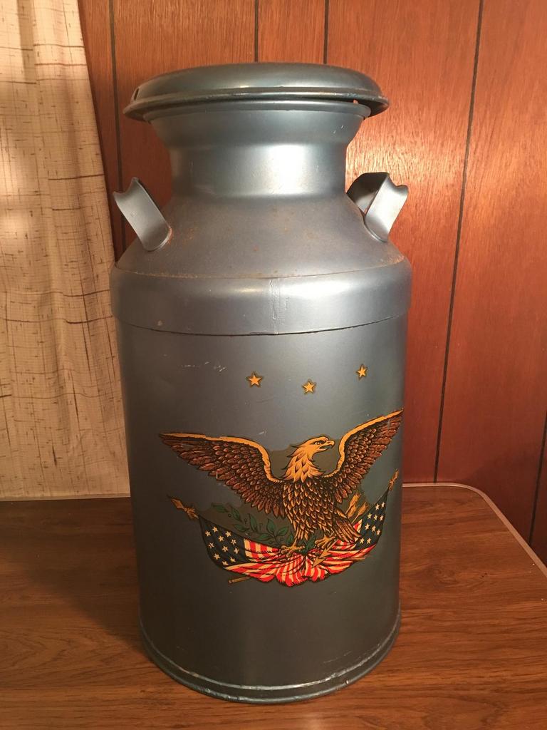 Auction Ohio | Antique Blue Milk Jug