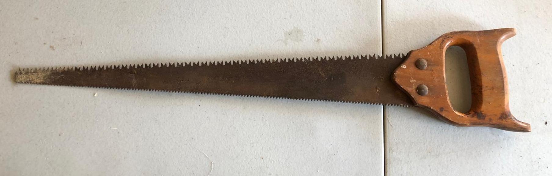 Auction Ohio | Two Sided Saw - Wood/Lumber