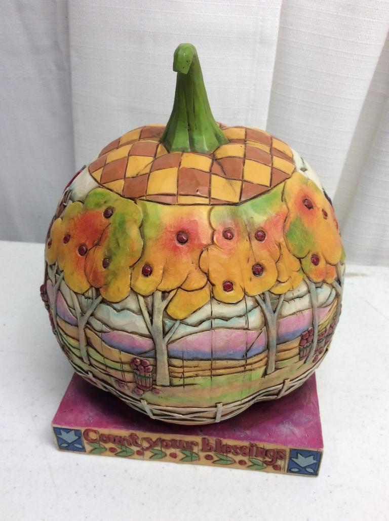 Auction Ohio | Jim Shore Pumpkin Figurine
