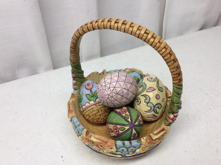 Auction Ohio | Jim Shore Easter Basket