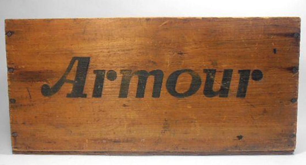Auction Ohio | Early Armour Wood Box