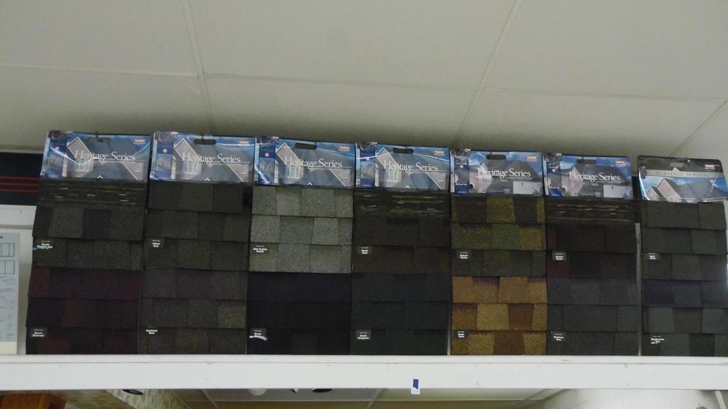 Auction Ohio | Roof Shingle Display