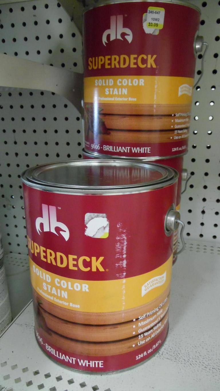 Auction Ohio | Superdeck Solid Stain Bases