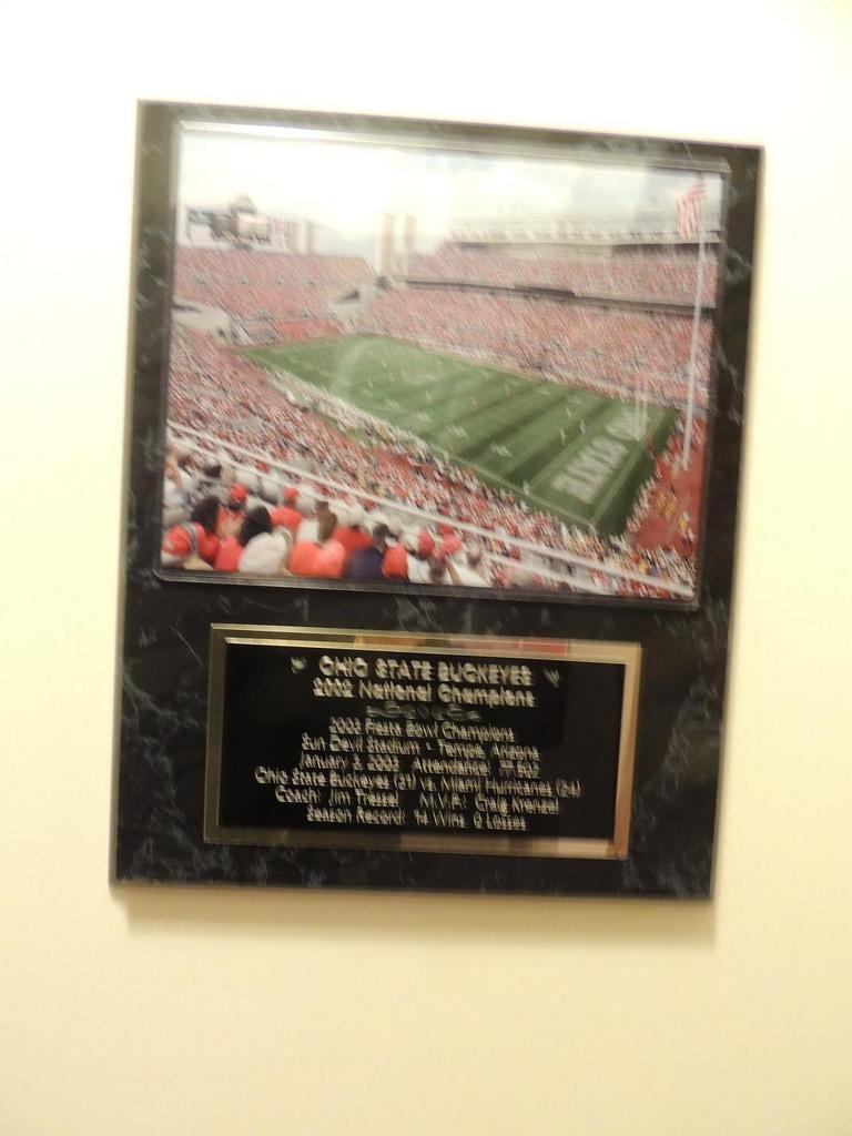 Auction Ohio | Ohio State Plaque