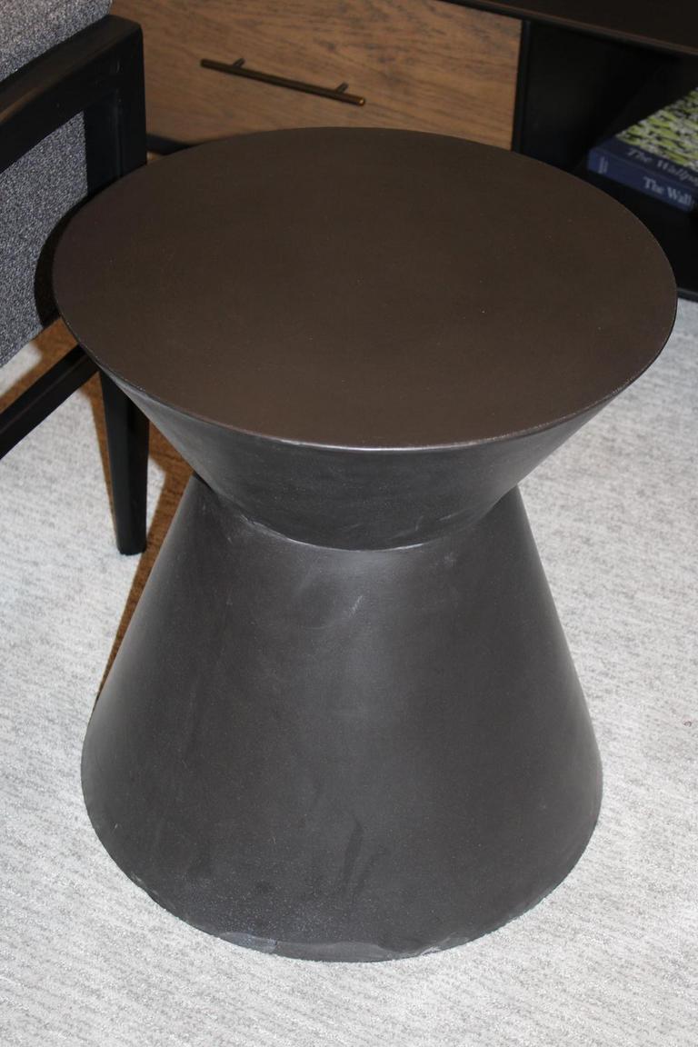 Auction Ohio | Modern Black Metal Side Table