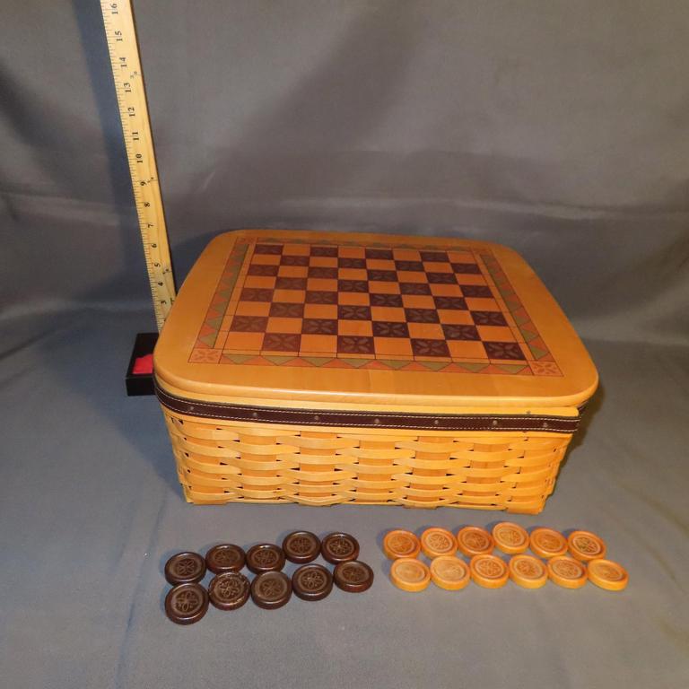 Auction Ohio | Longaberger Checkers Basket