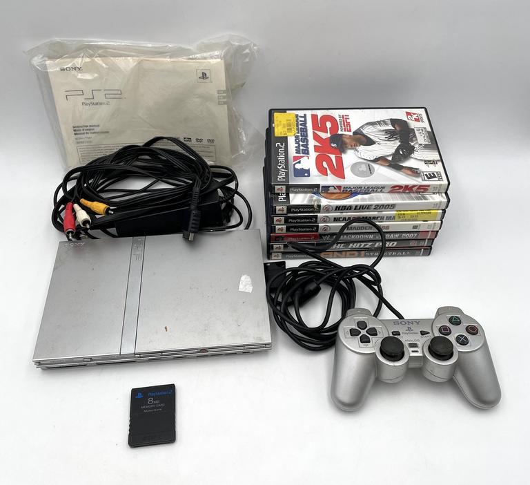 Auction Ohio | PlayStation 2 Slim & Games