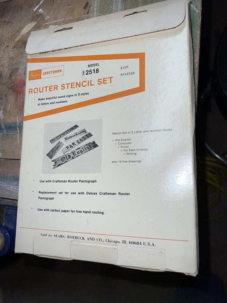 Auction Ohio | Router stencils