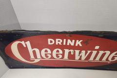 Auction Ohio | Drink Cheerwine Metal Sign