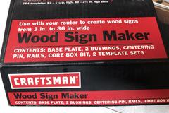 Auction Ohio | Craftsman Wood Sign Maker