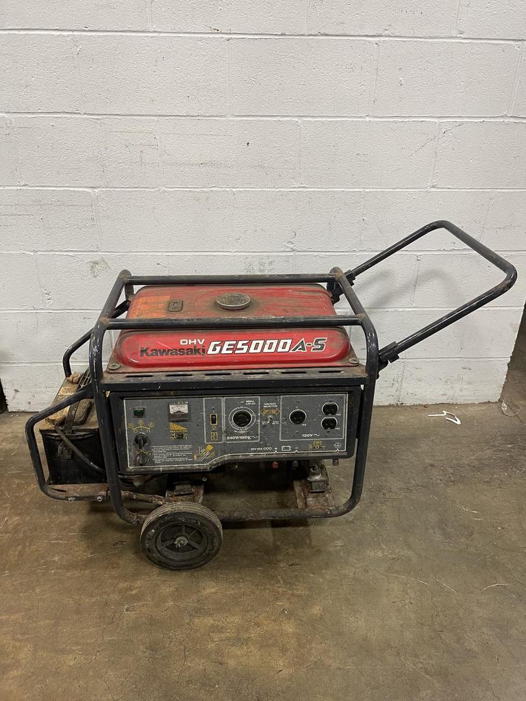 Auction Ohio | Kawasaki 5000 Watt Generator