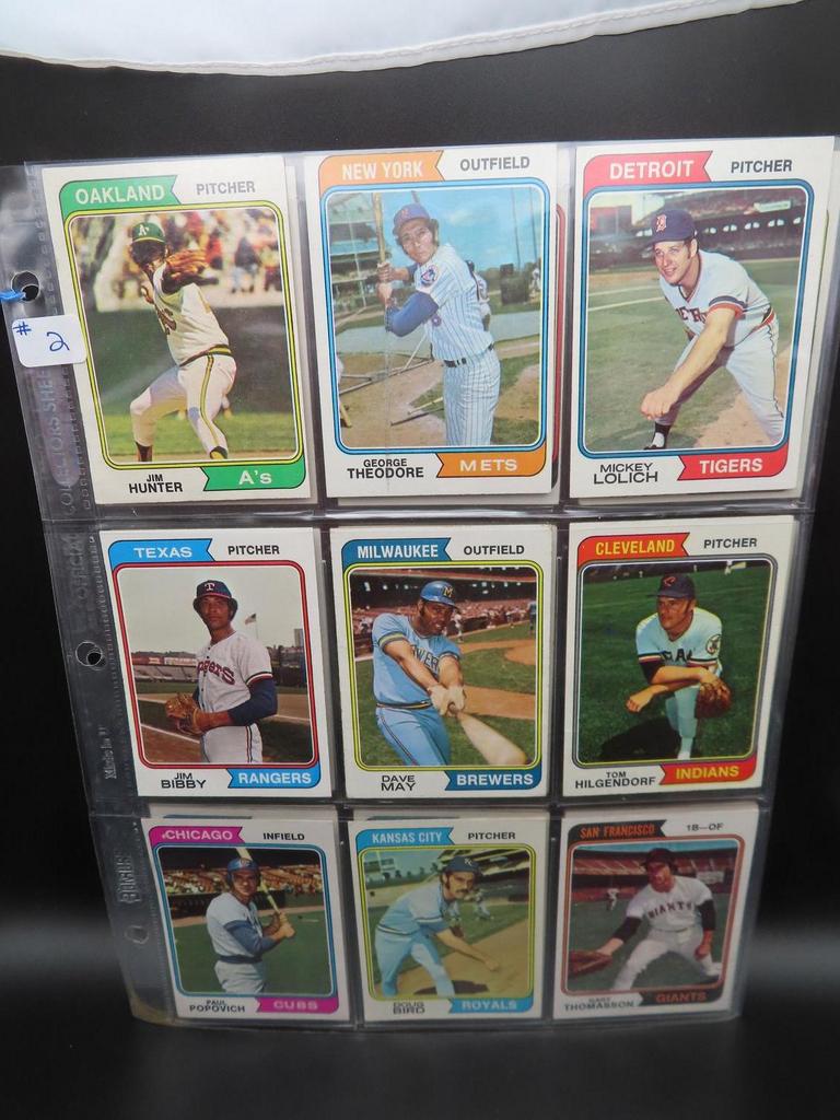 Auction Ohio | 1974 Topps Baseball Cards