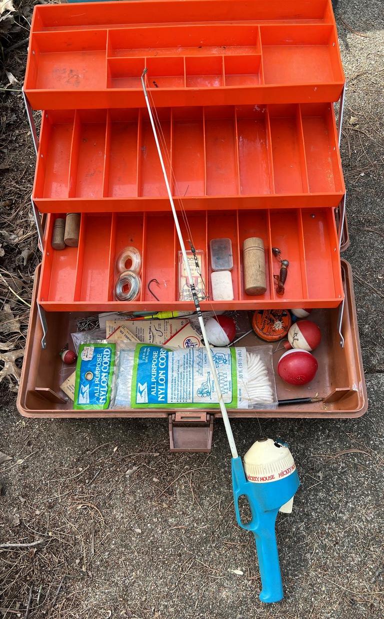 Auction Ohio | Tacklebox & Mickey Mouse Rod
