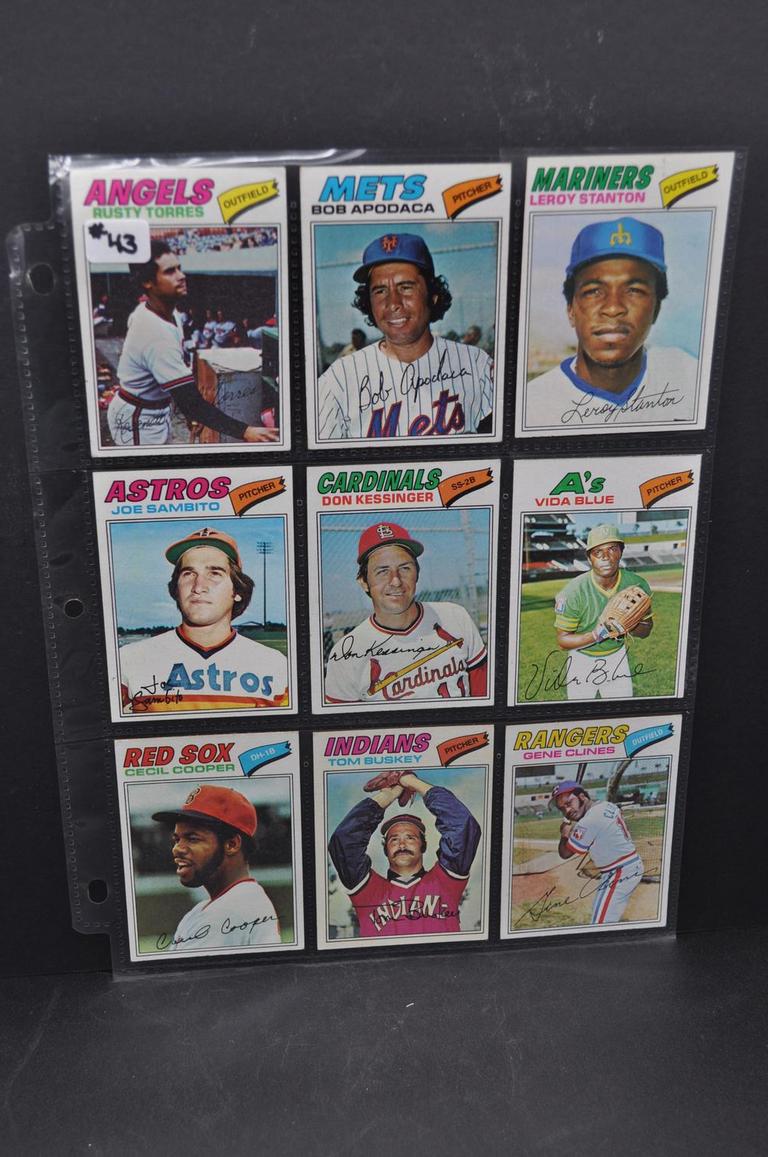 Auction Ohio | 1977 Topps Baseball Cards