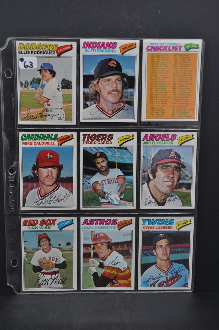 Auction Ohio | 1977 Topps Baseball Cards